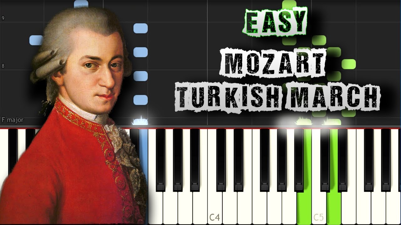 Mozart - Turkish March [Easy Piano Tutorial] - Sheet PDF